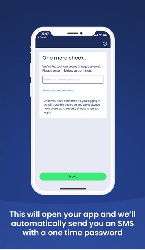 How to log in to the Cashplus Bank App and trust your device